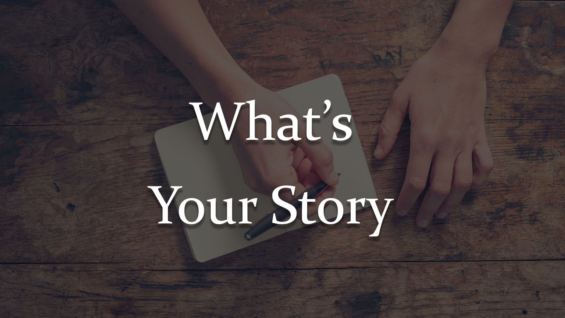 How do you tell your story? - Ottawa Church of Christ